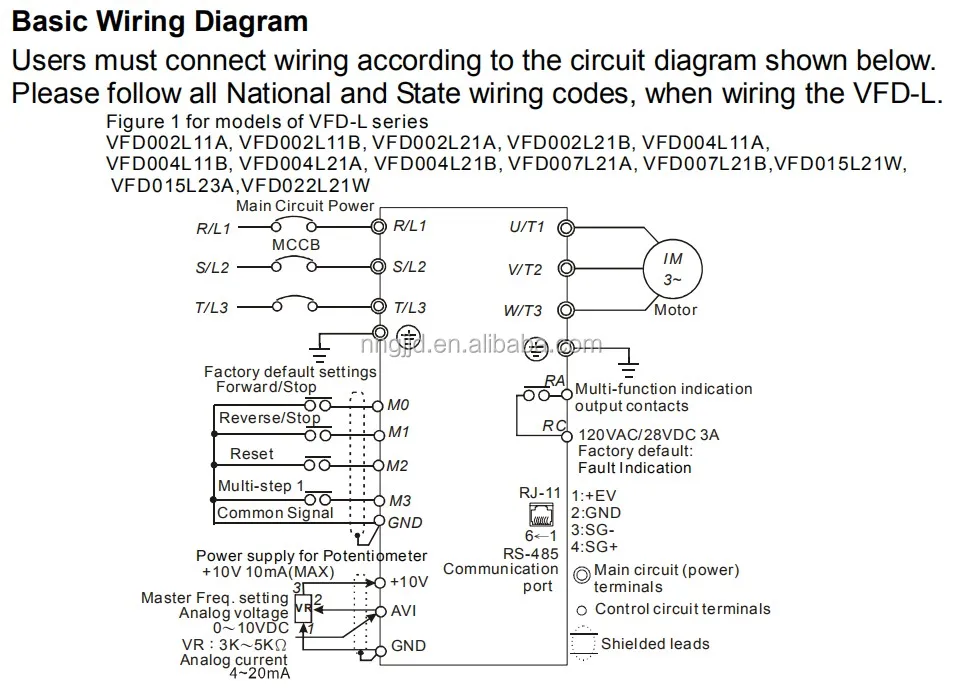 Delta Vfd L Series Input Output 220v Single Phase 0.04kw ~0.75kw Vfd ...