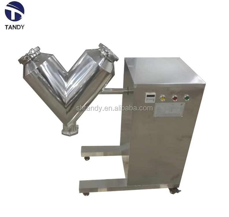 V Shape Hopper 20kg Dry Powder Agitation Mixer Machine