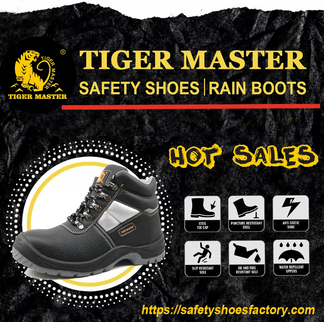 Viral Videos & Demos On Indestructible tiger master safety shoes are ...