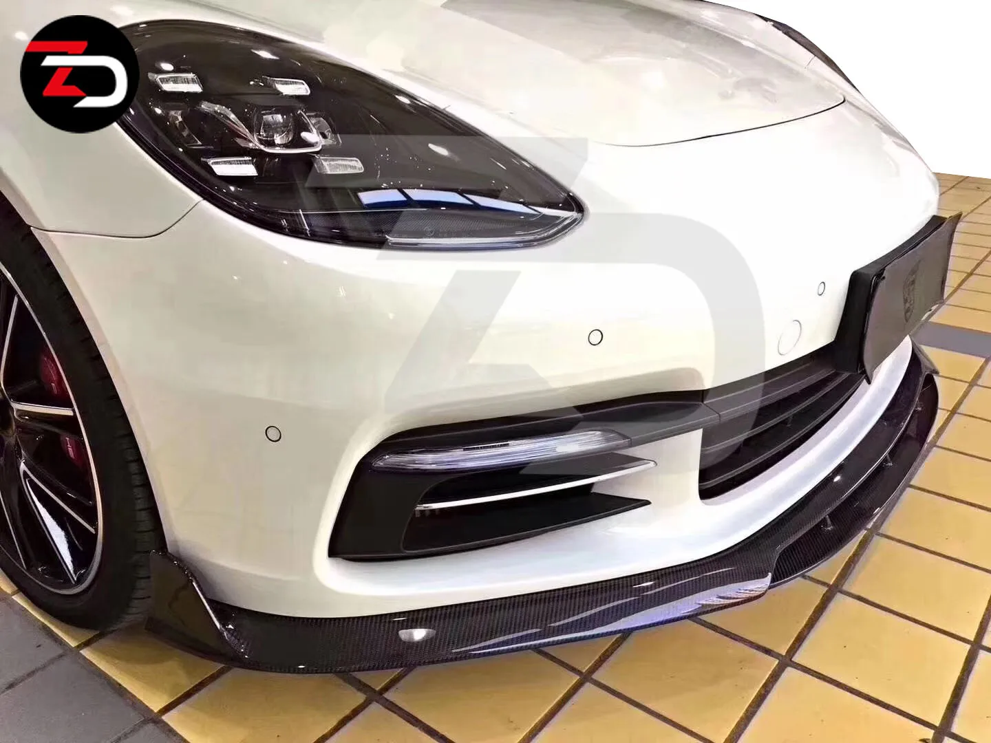 Hot Sale Zd Design For Panamera 971 With Carbon Fiber Front Spoiler ...