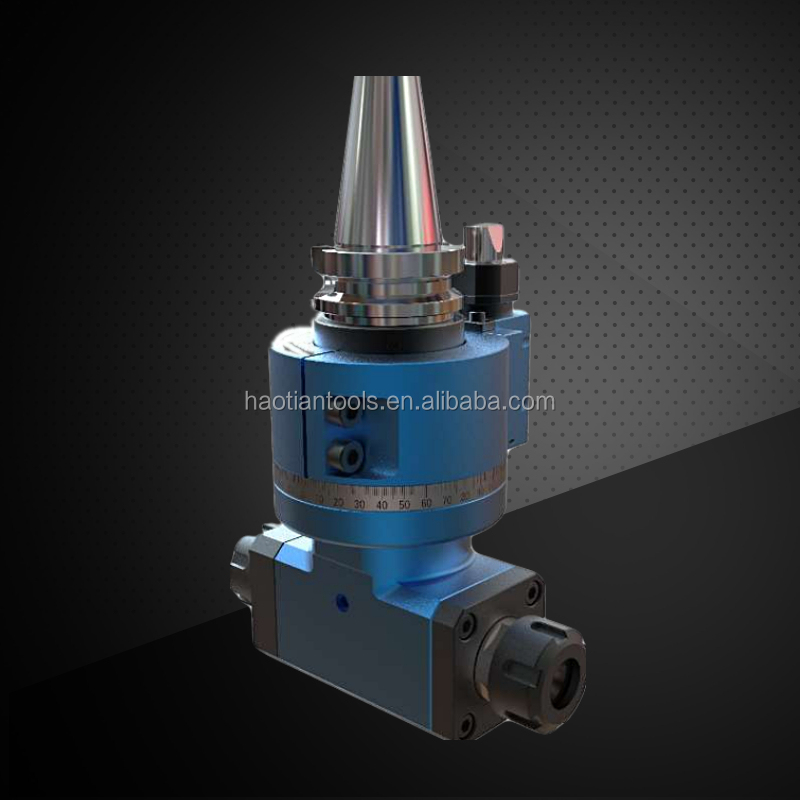 90 Degree CNC Angle Head - Precision Horizontal Milling