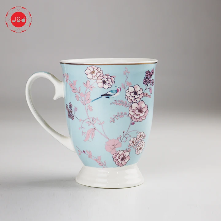 Classic Footed Mug Girl Designs Fine Bone China Coffee Mug - Buy Footed ...