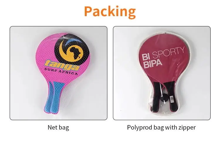 High Quality Customized Mdf Carton Racket Beach Ball Game Racket Paddle ...
