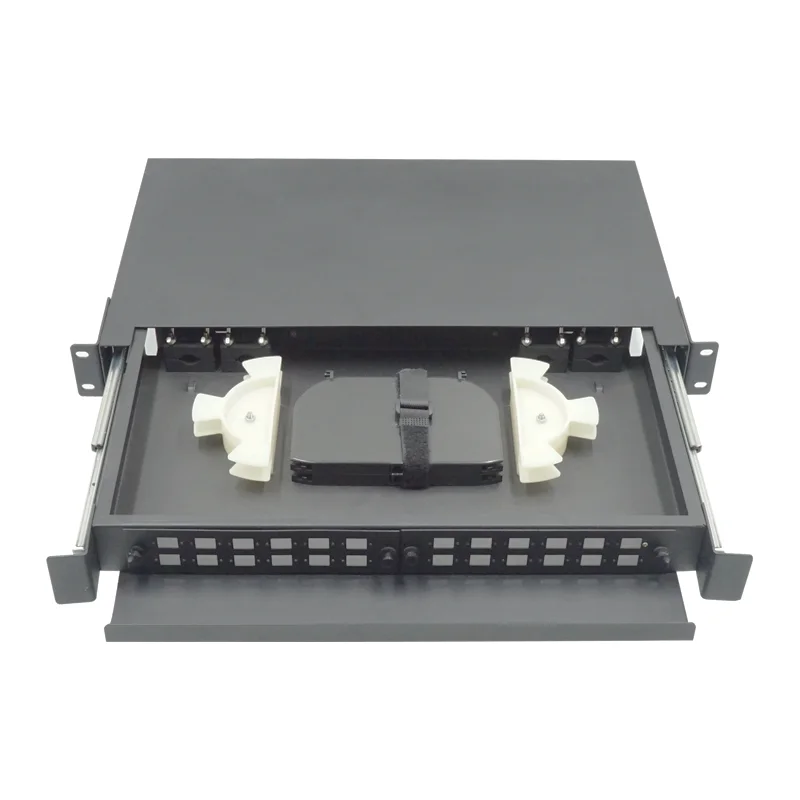 Wanbao Brand Ftth Outdoor Rack Mount 24 Port 19'' 2u Fiber Optical ...