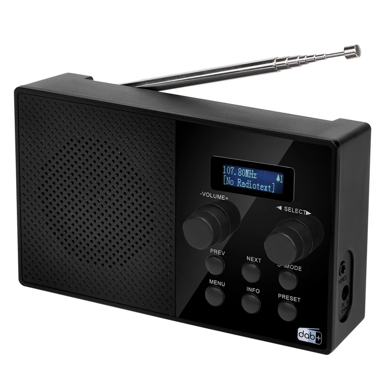 2020 Portable DAB+/DAB BAND III & FM Radio with 40 Presets