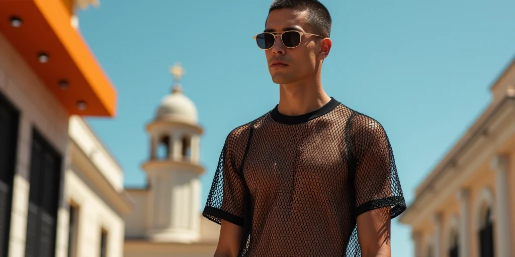 Mesh Top Men – Stylish & Breathable Summer Essentials on Alibaba.com