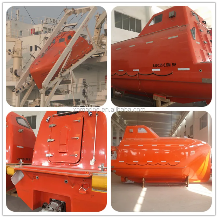 Free-fall Lifeboat for Sale - Totally Enclosed Marine Lifeboat