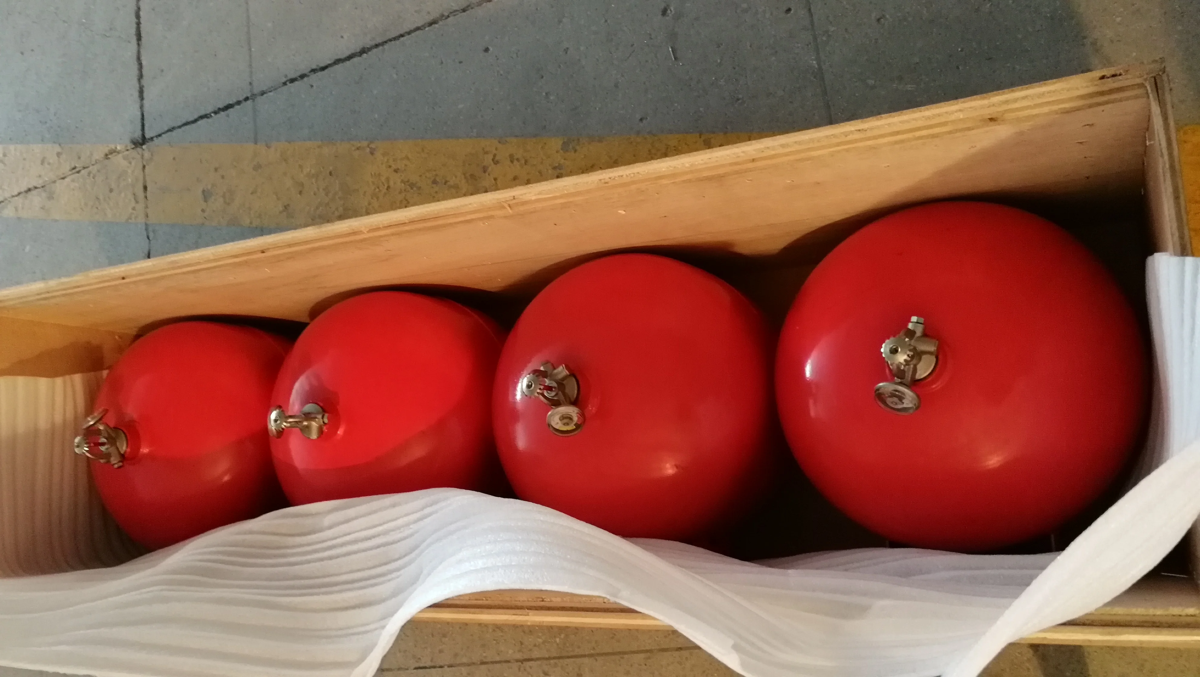 Fm200/hfc-227ea Ceiling Mounted Fire Extinguishers - Xingjin