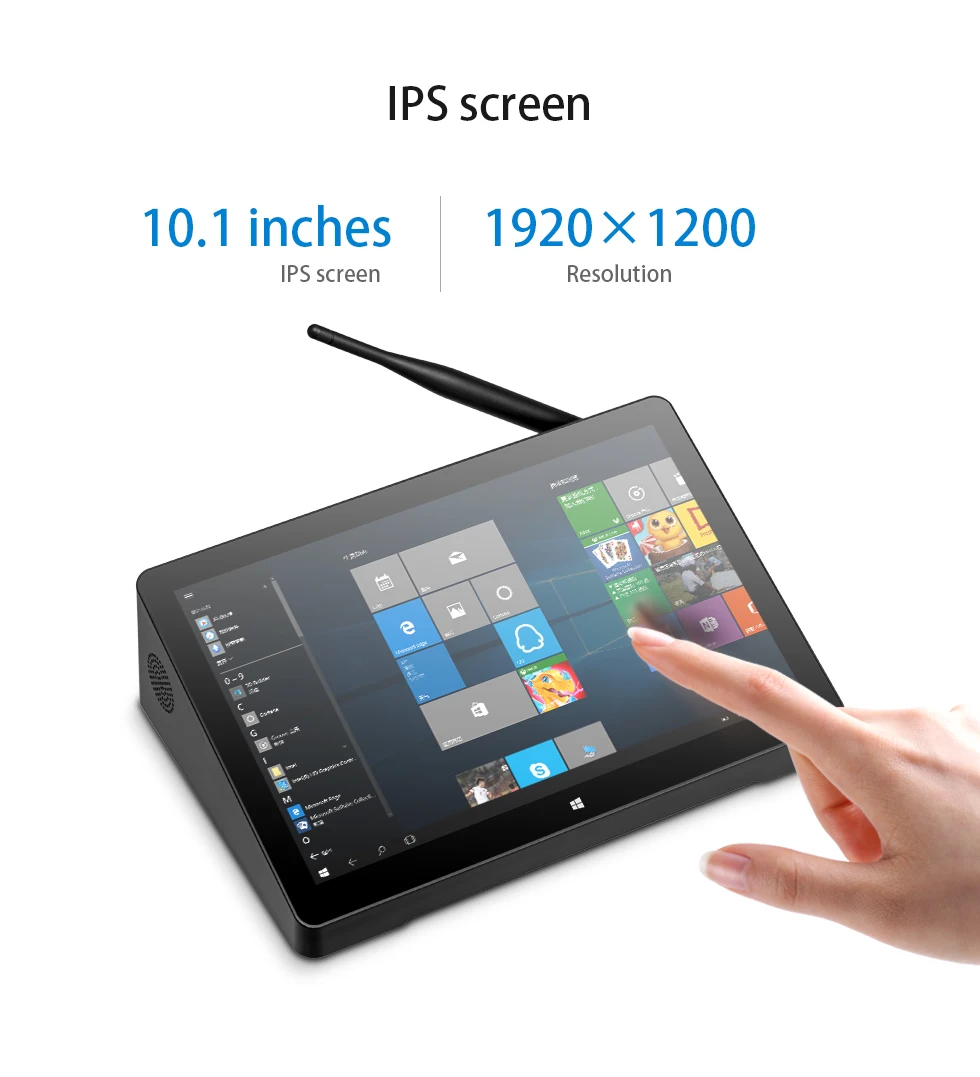 PIPO X10S Mini PC - 10.1inch Touch Screen, 6G RAM, 64G Storage
