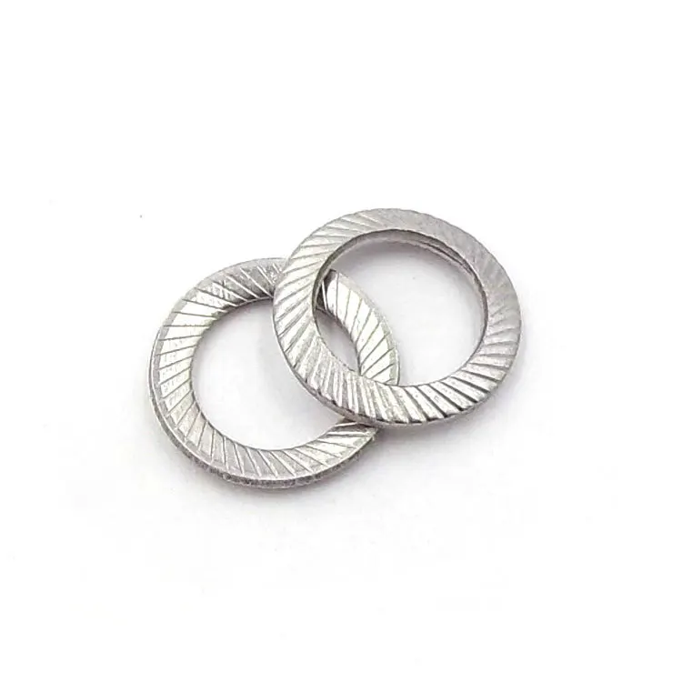 Carbon Steel Dacromet Plated Self Locking Wedge Lock Washer Din25201 ...