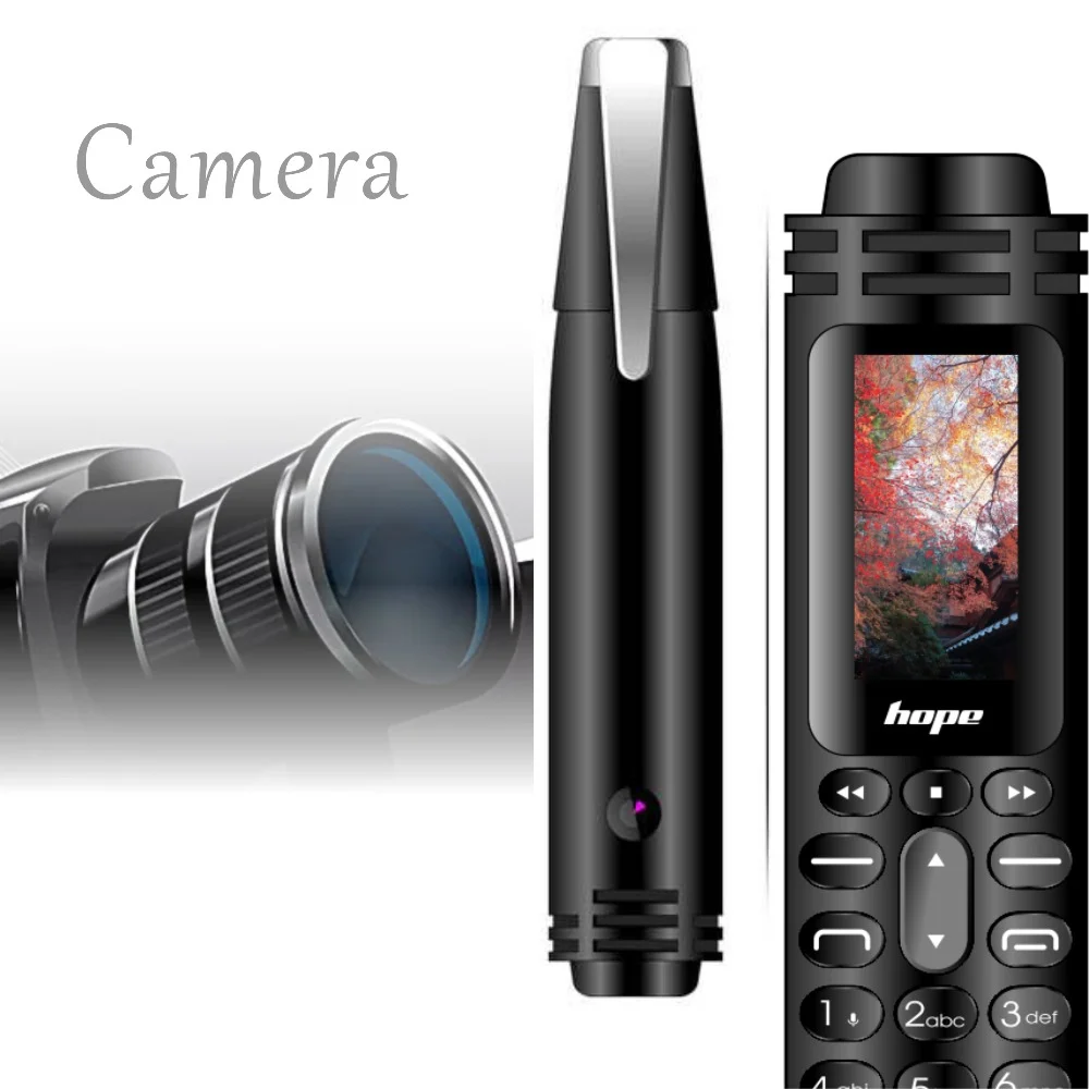 Unlock 2G GSM Recording Pen Mini Cellphone 0.96" Tiny Screen GSM Dual ...