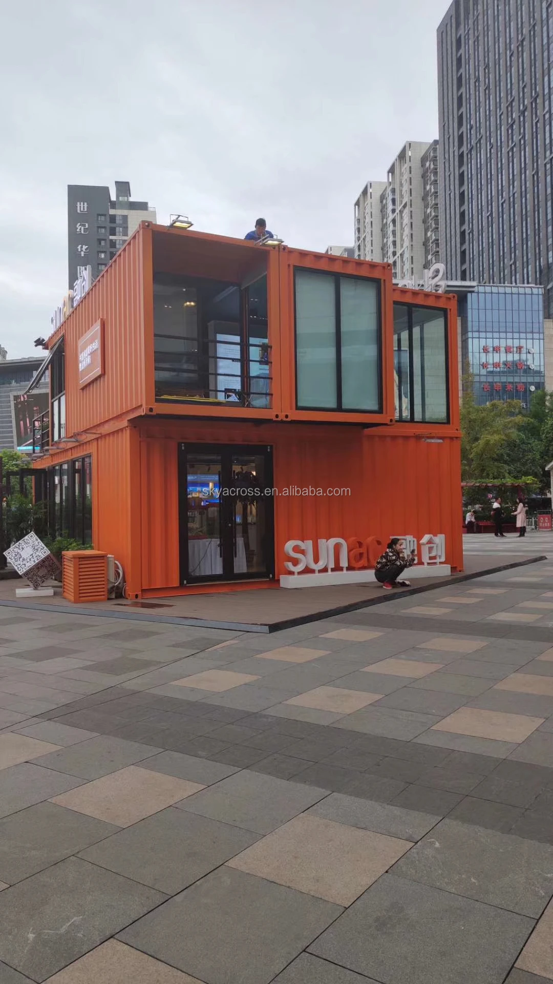 Modern Prefab Modular Mobile Shipping Container Coffee Shop