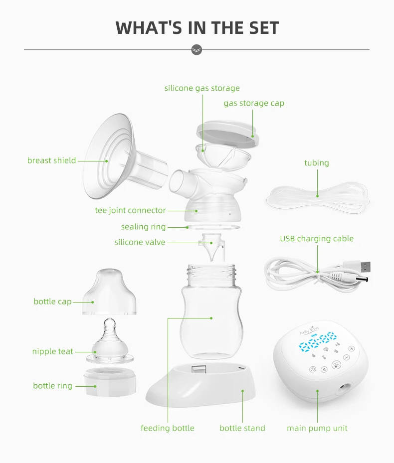 Oem Hospital Lactating Silicone Baby Double Automatic Electric Breast ...