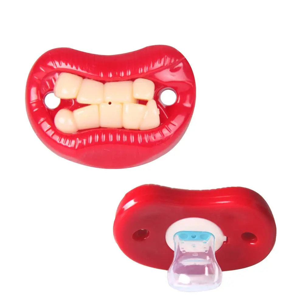 Funny Cute Red Lip Bpa Free Abs Baby Custom Pacifier - Buy Baby ...