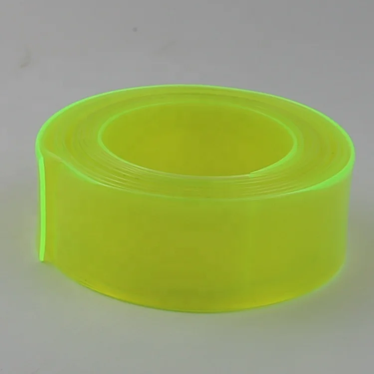 38mm Transparent Soft Fluorescent PVC Webbing Strap