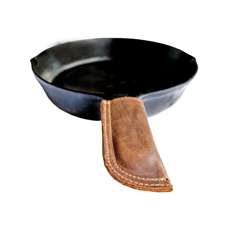 Removable Handle For Cookware Panhandle Cover Handmade Leather Assist ...
