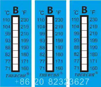 Temperature Tracking Sensitive Sticker Heat Measure Warmmark - Buy ...