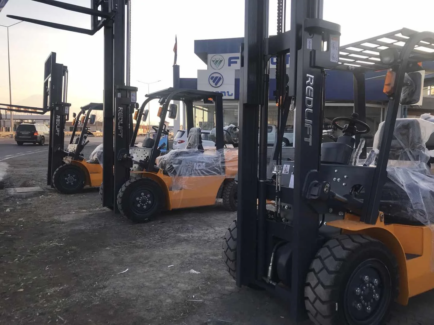 Red-lift Forklift Chinese H Series Diesel Forklift 3.5 Ton Forklift ...