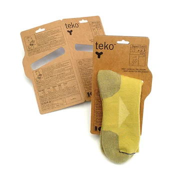 Custom Design Kraft Cardboard Paper Socks Display Packaging Header ...