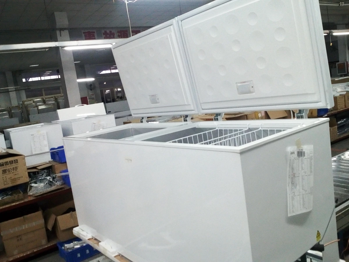 Big Capacity Commercial Double Door Horizontal Freezer