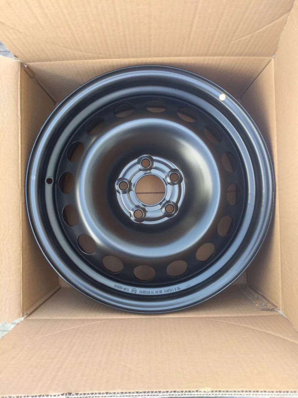 Wheelsky 684401 Black Or Silver Surface 16x7.0 Pcd 4x108 16 Inch Steel ...