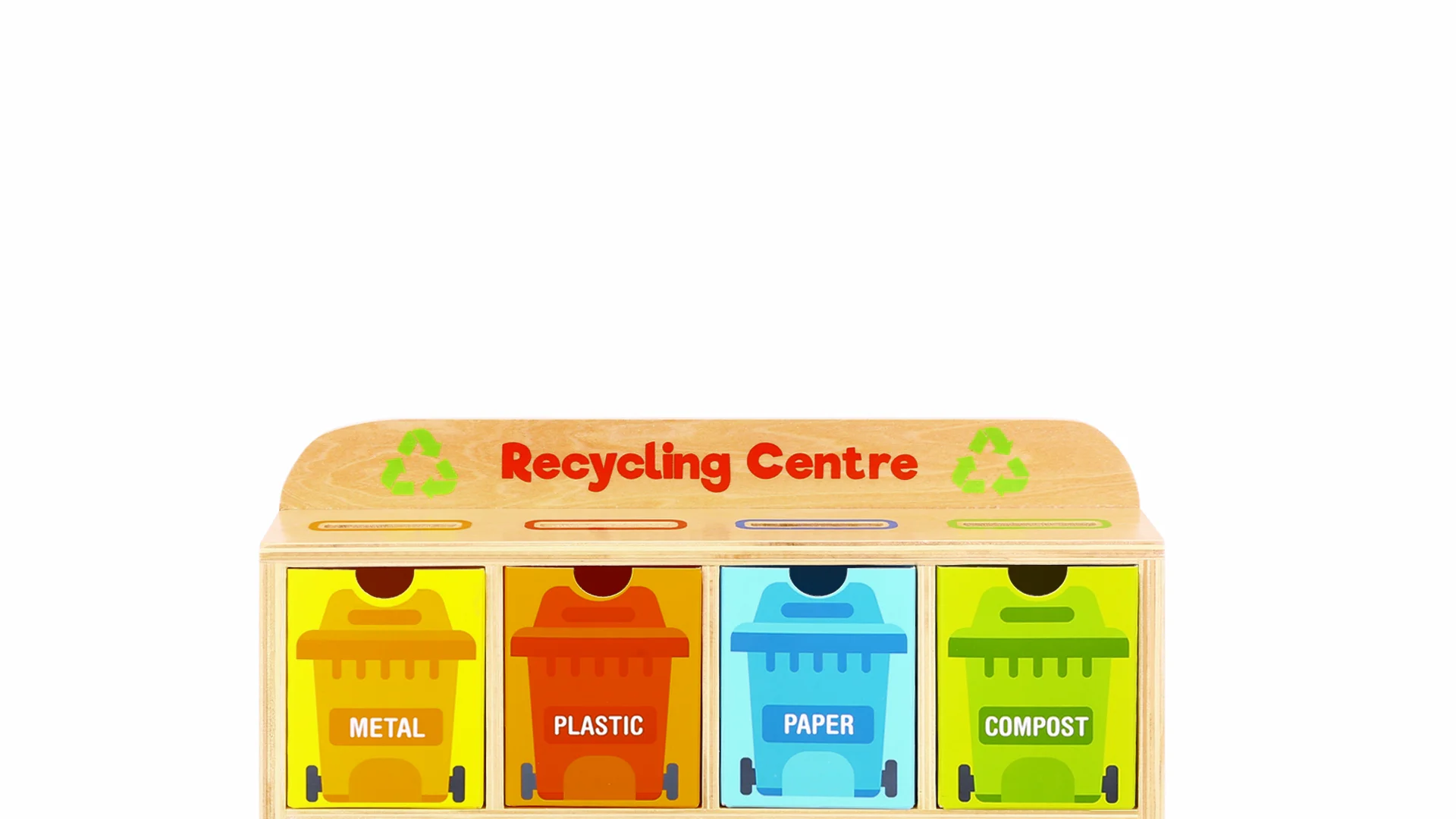 2020 New Wooden Recycling Centre Educational Learning Gift Set Toy For ...