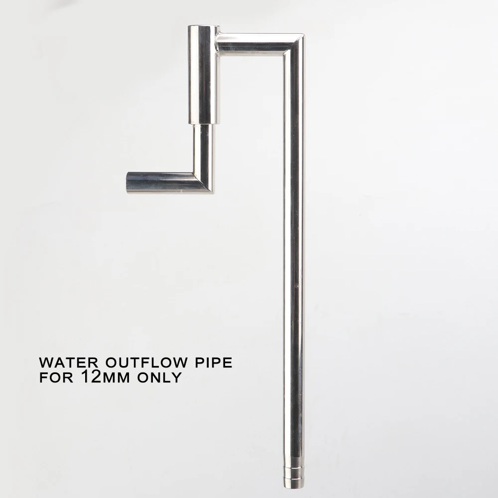 Metal Lily Pipe Steel Stainless for Aquariums - Remove Scum