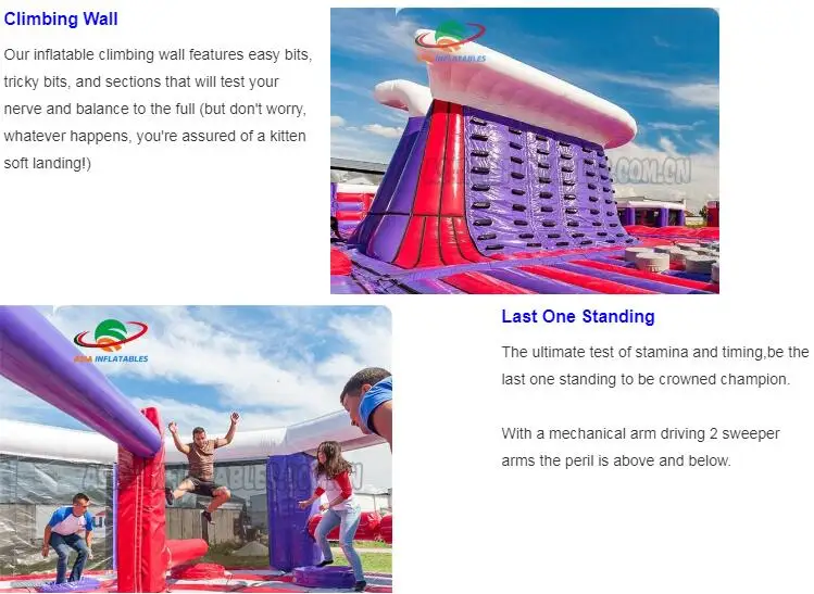 Inflatable Team Building Games Kids Inflatable Course Inflated ...