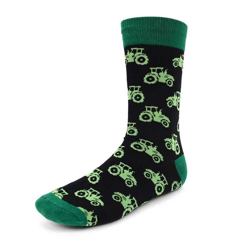 Customize Men's Occupations Tractor Novelty Crew Socks| Alibaba.com