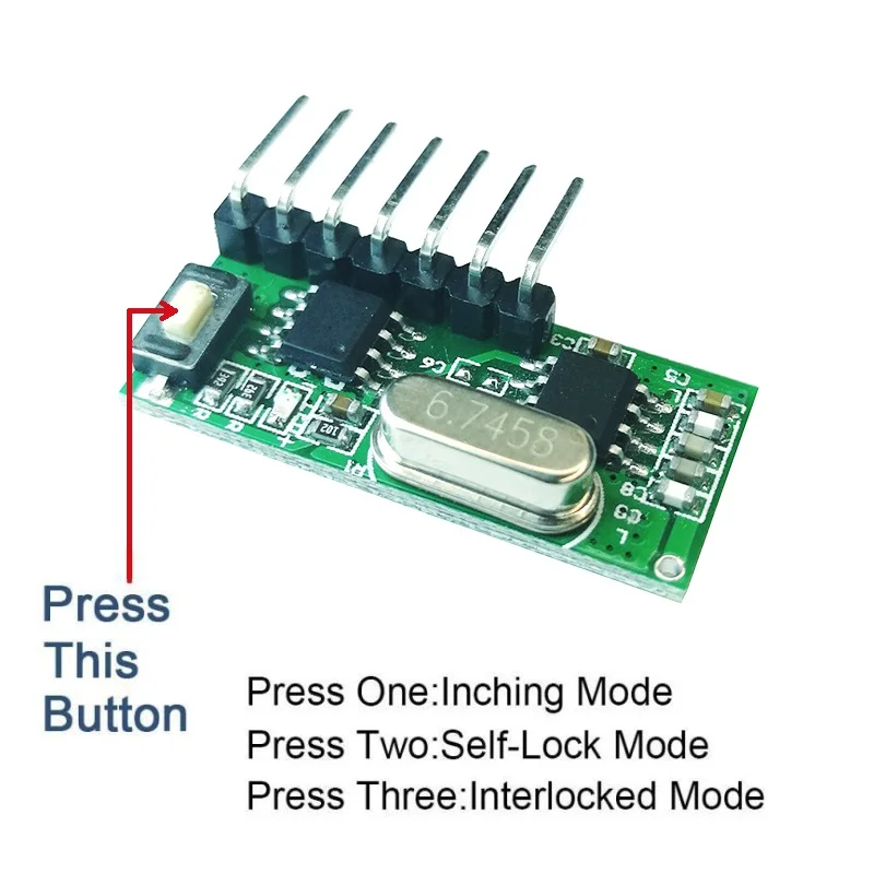 Remote Control Receiver Rolling Code 433 315mhz Remote Learning Rf ... Remote Control Receiver Rolling Code 433 315mhz Remote Learning Rf ...