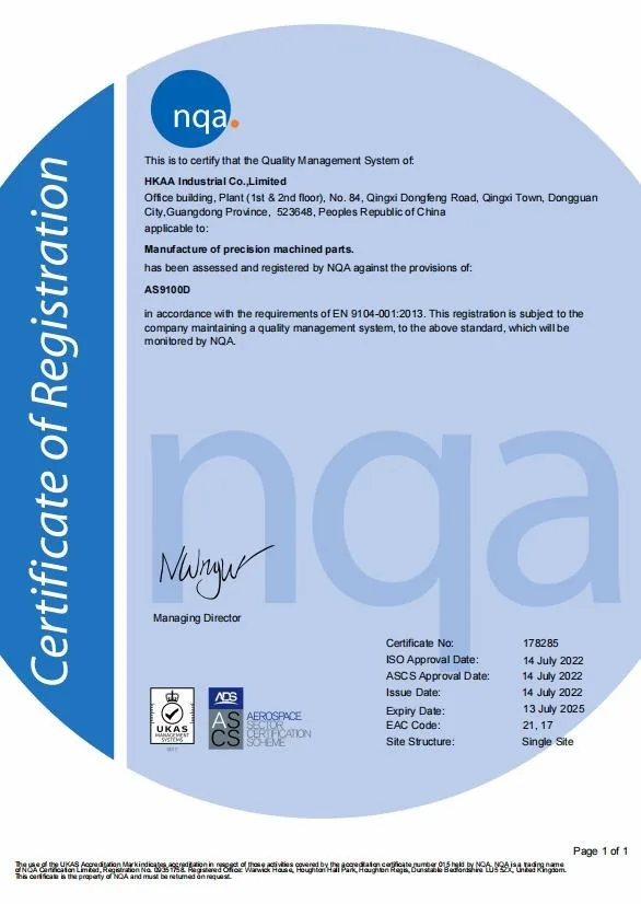 Company Overview - Hk Aa Industrial Co., Limited