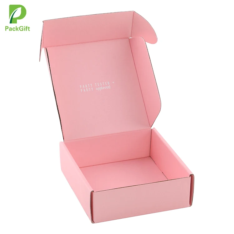 Supplier For High Quality Customized Printing Pink Box Packaging Cute ...