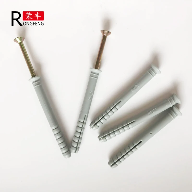 Nylon Anchor Hammer Plug With Nail Screw - Buy Nylon Anchor Hammer Plug ...