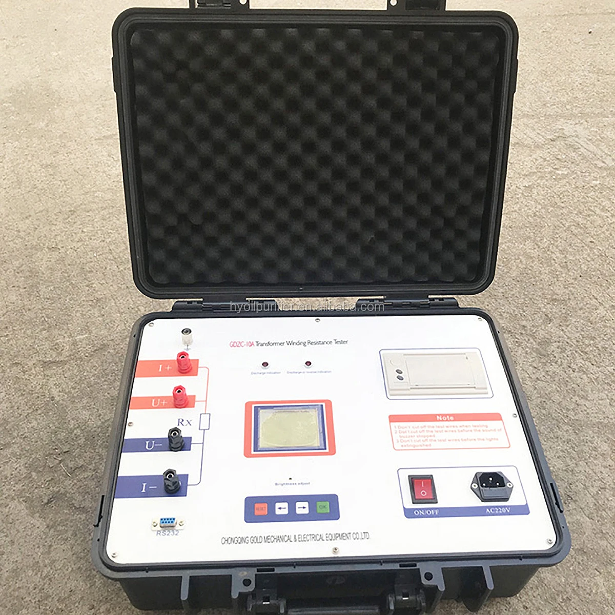 Hot Sale China Transformer Winding Resistance Tester Winding Analyzer ...