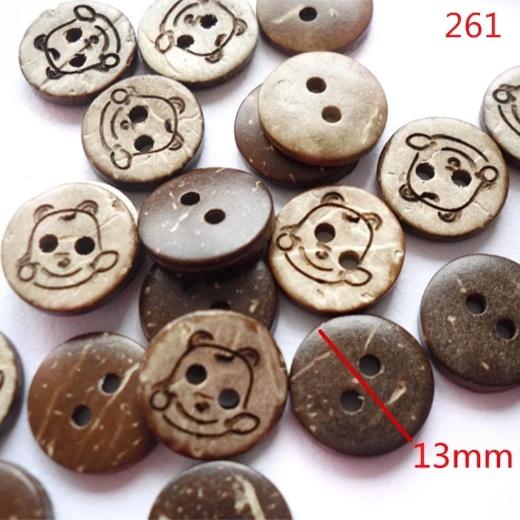 Wholesale Round 9mm To 57mm Coconut Button Factory,Custom Laser Logo ...
