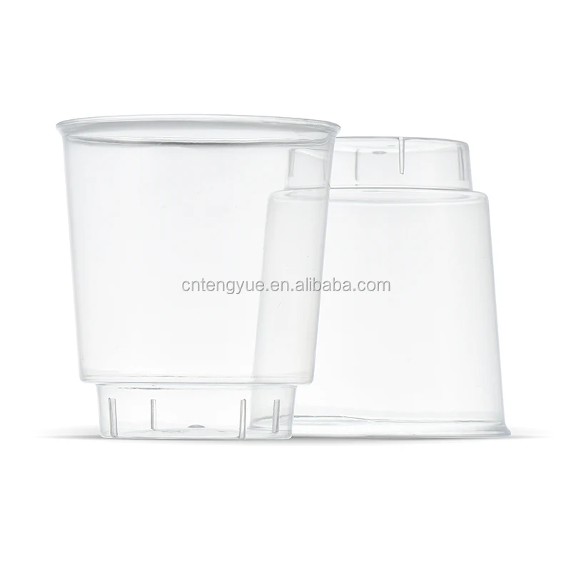 FREE SAMPLE Crystal Polystyrene 6oz Plastic Cup - Clear