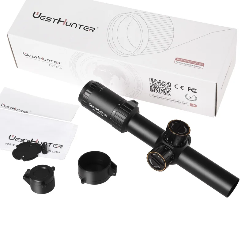 Westhunter Hd 1-6x24 Ir Compact Hunting Scope Tactical Rifle Scopes Red ...