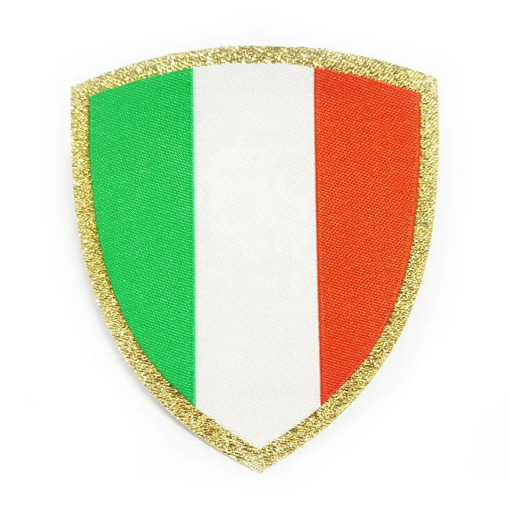 Customized Embroidery Woven Merrow Border Laser Cut Patches Custom Size ...