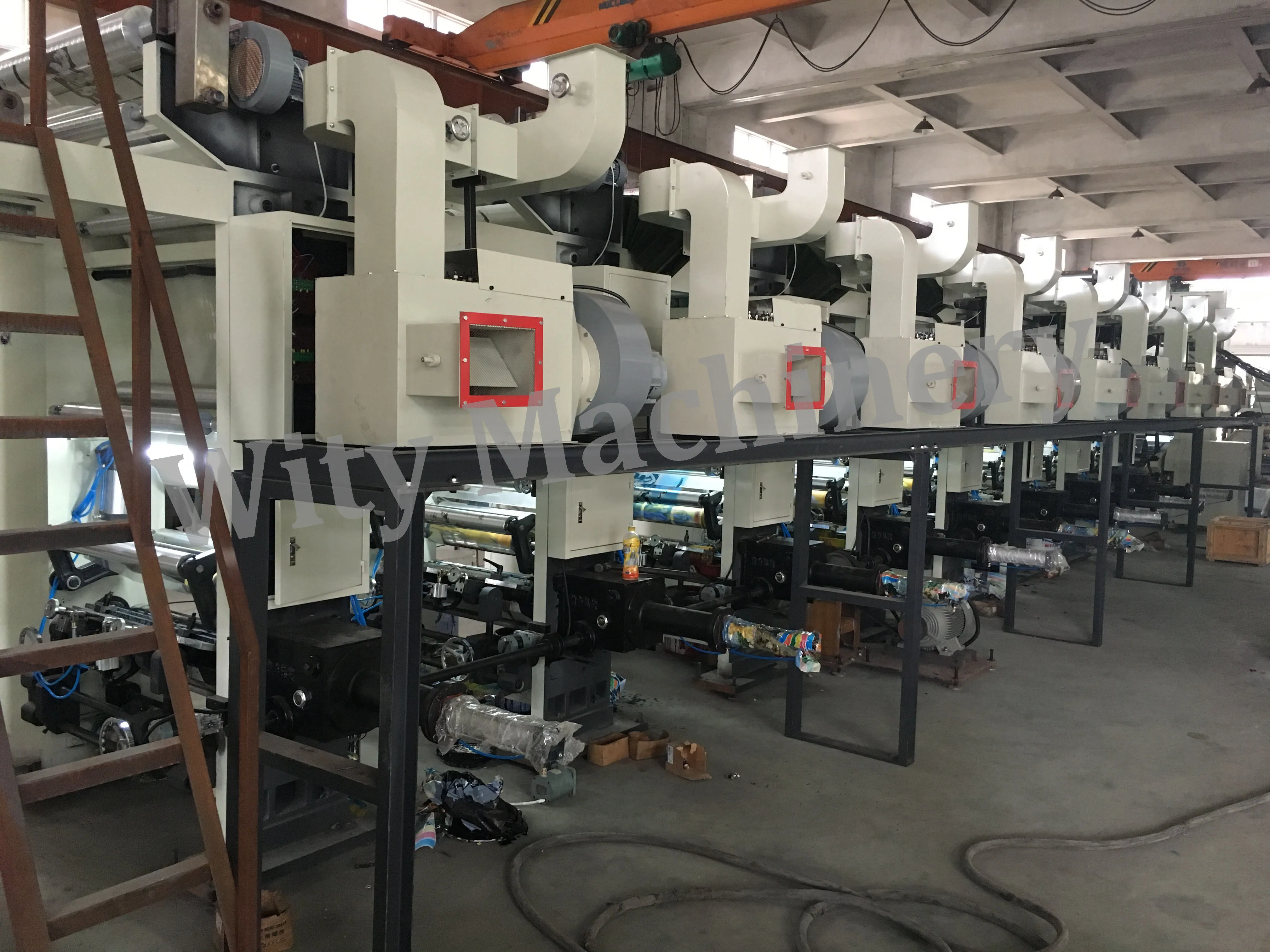 8 Colors Computer Color Register Rotogravure Printing Machine for Film ...