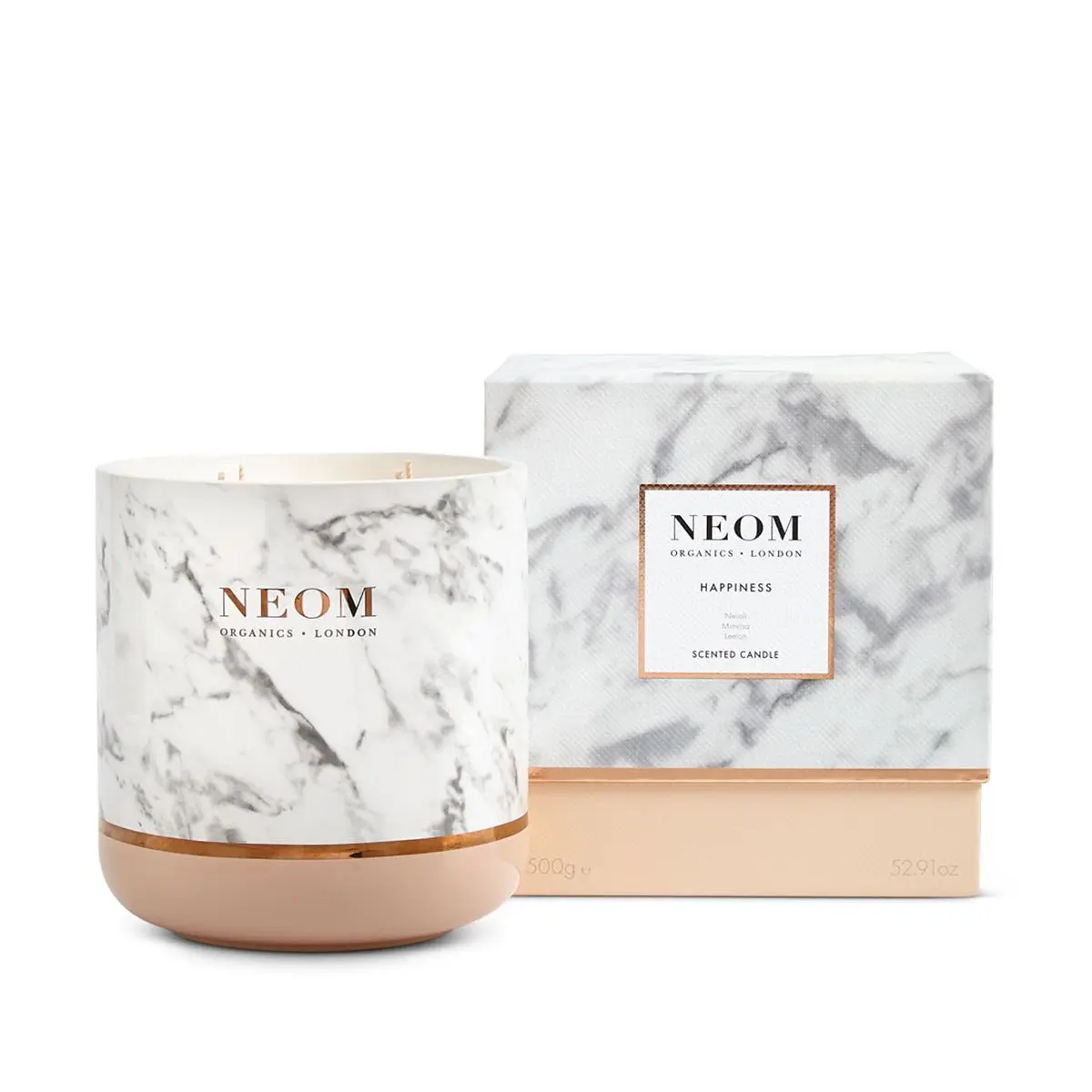 Luxury Rigid Clamshell Matte Black Candle Box Packaging