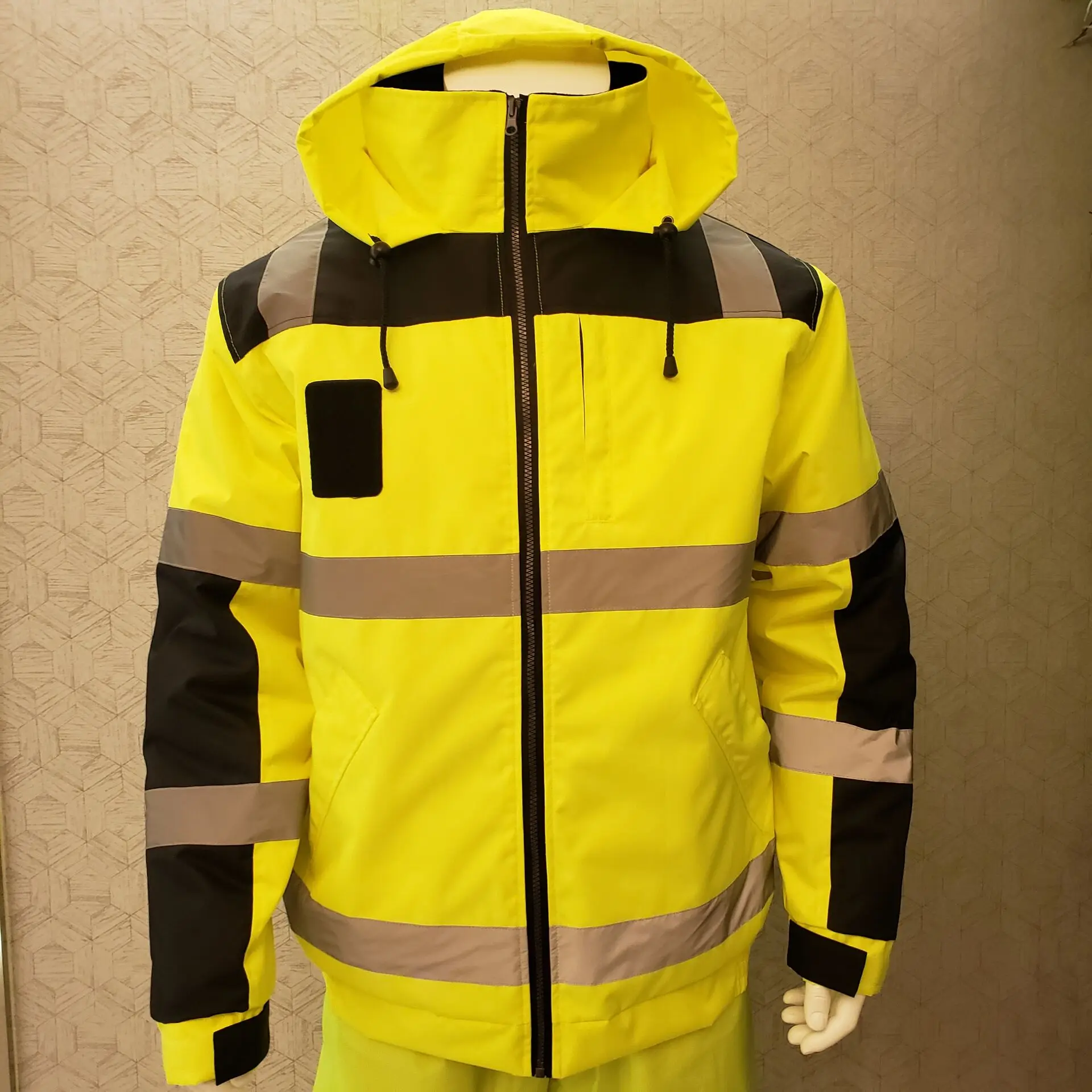 Safetypink Reflective Safety Fluorescent Yellow Polyester Rescue ...