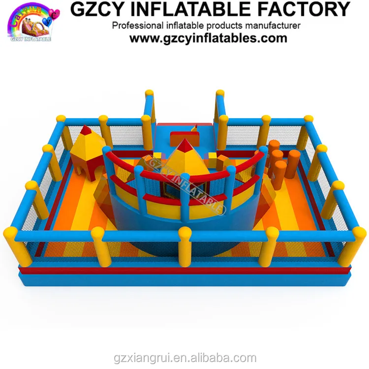 Commercial Grade Giant Inflatable Playgrounds Inflatable Fun City With ...