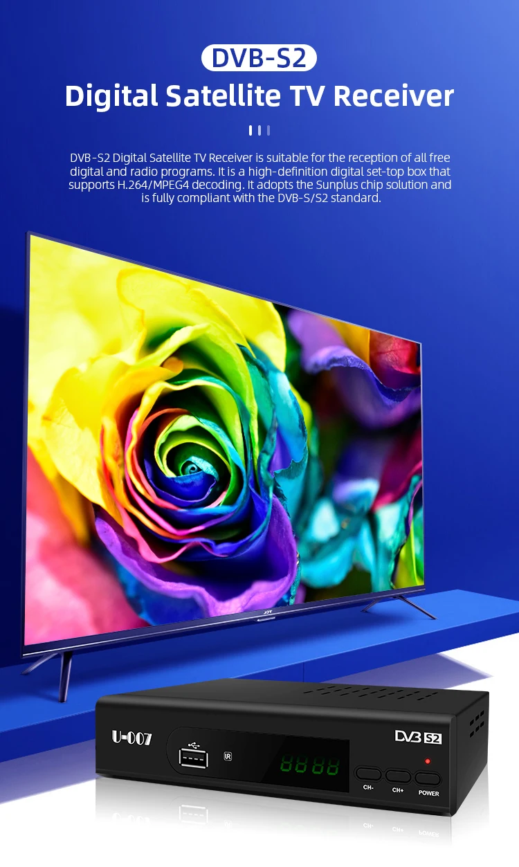 Dvb-s2 Receiver Combo 4k Satellite Receiver Dvb-t2/dvb-s2/dvb-c ...