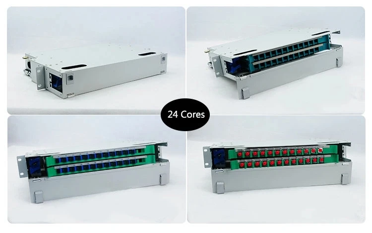 2U Rack Mount 24 Core Fiber Distribution Frame - Litech ODF