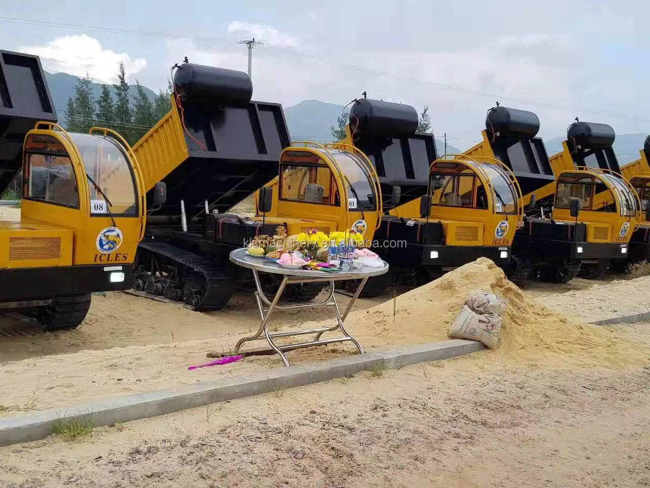 5 Ton Rubber Track Dump Truck - 8 Ton Crawler Dumper