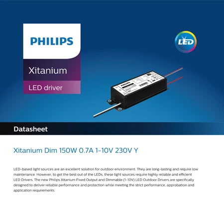 PHILIPS LED Driver Xitanium 150W - Efficient Outdoor Solutions
