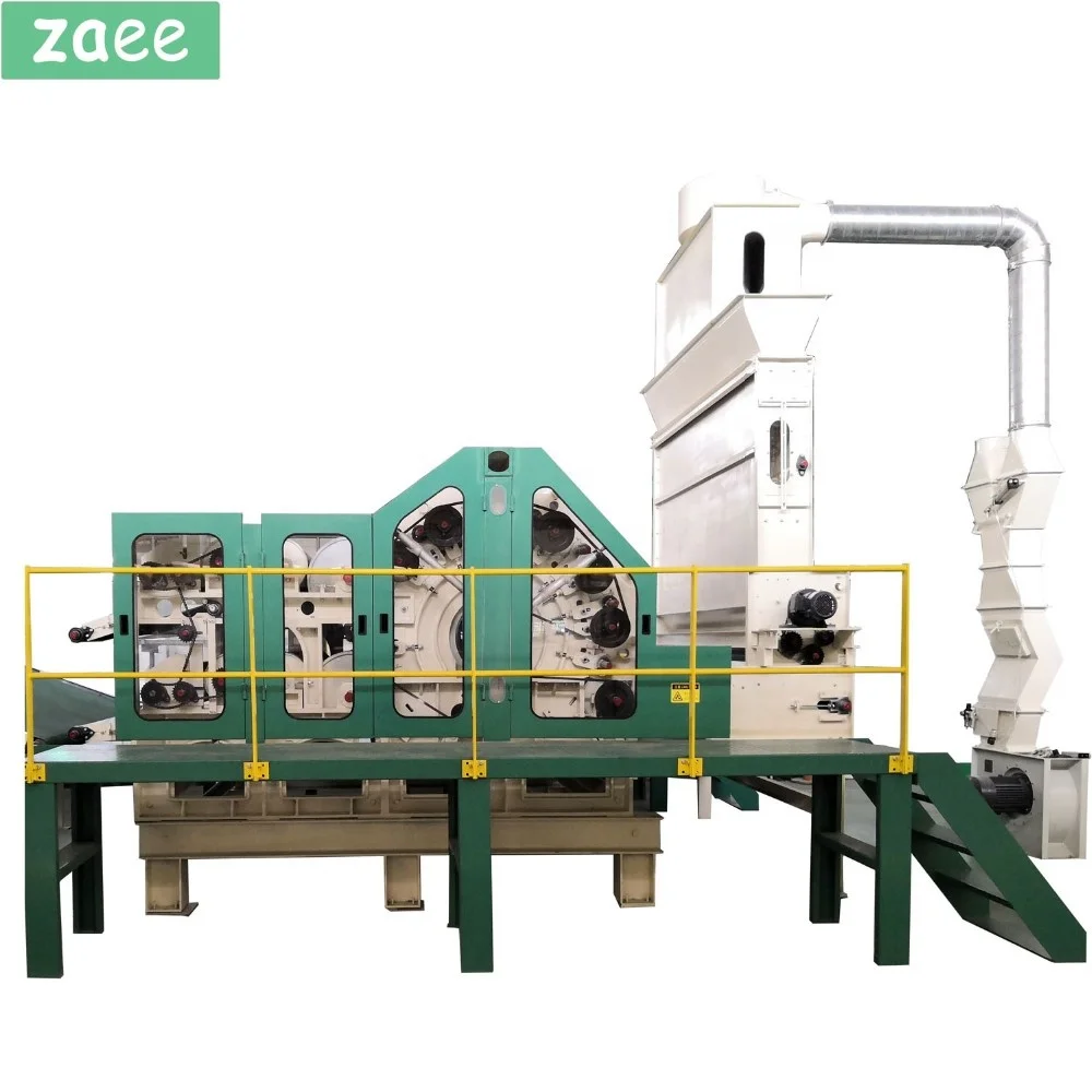 Nonwoven Polyester Fiber Single Cylinder Double Doffer Carding Machine ...