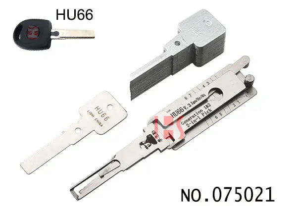 2 in 1 Lishi - Efficient Car Lock Reader & Decoder Tool