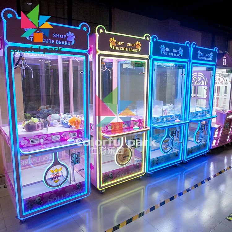 Colorful Park Claw Machines Game - Fun for All Ages