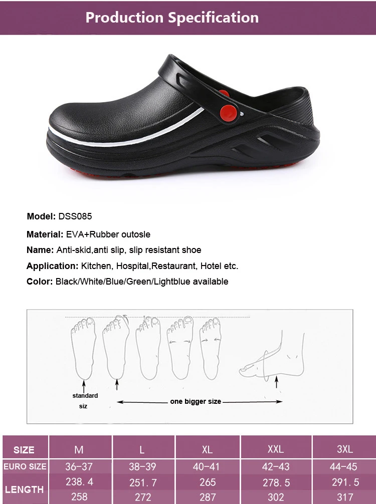 Anti Slip Chef Safety Shoes Hospital Lab Clean Room Work Shoes - Buy ...